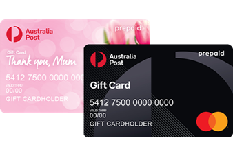 Australia Post Gift Card Register